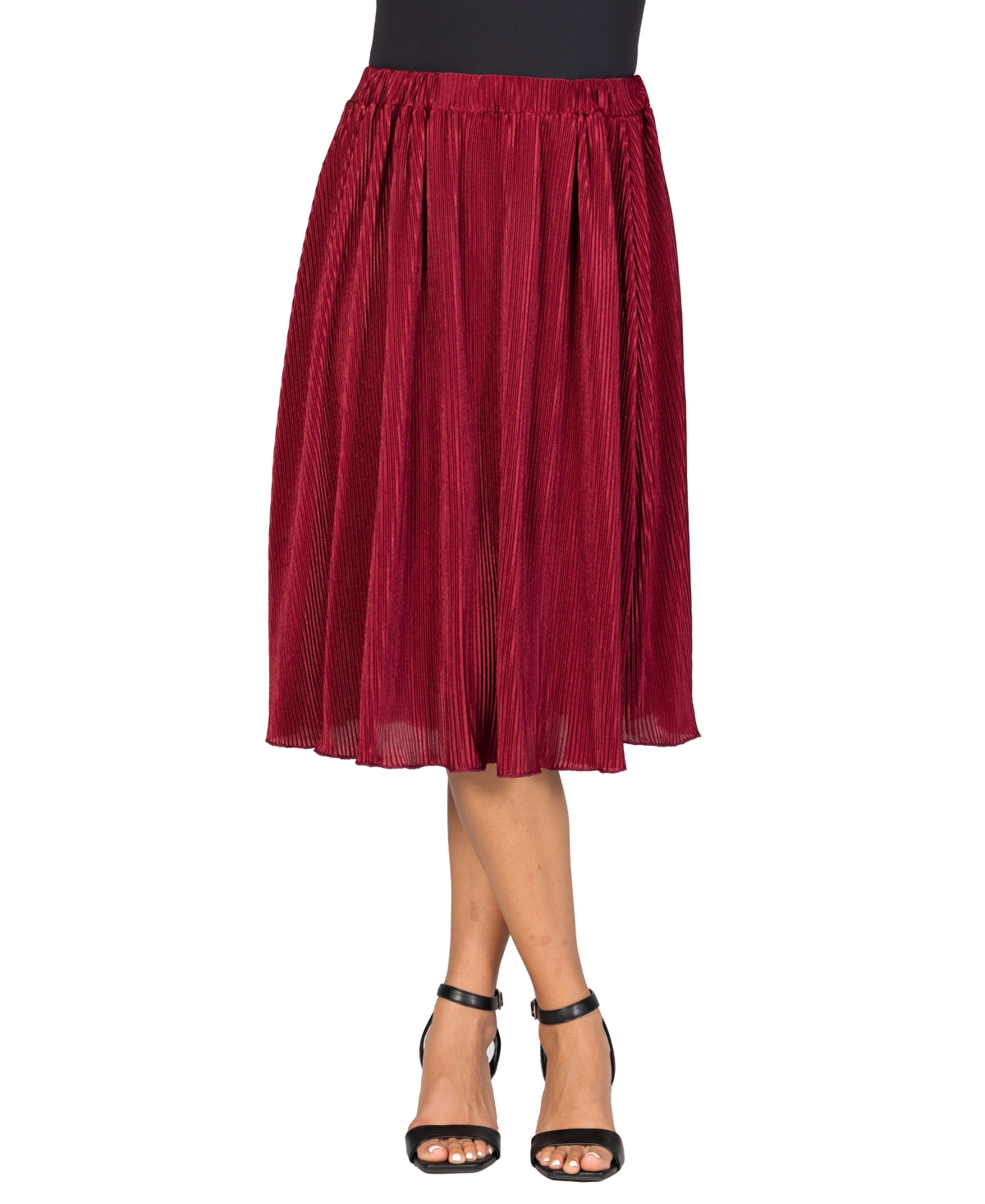 Click here for 24seven Comfort Apparel Womens Elegant Pleated Ela... prices