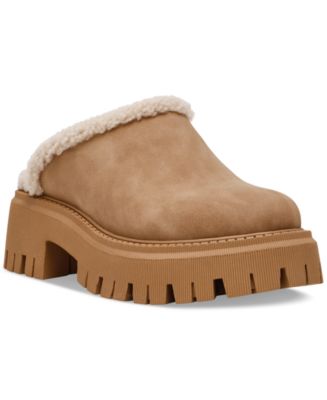 DV Dolce Vita Women's Gracelyn Cozy Lug Sole Platform Clog Mules - Macy's