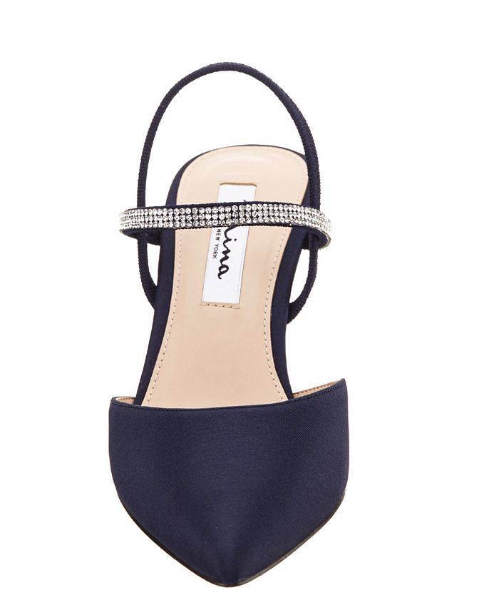 Nina Women's Billie Slingback Evening Pumps - Macy's