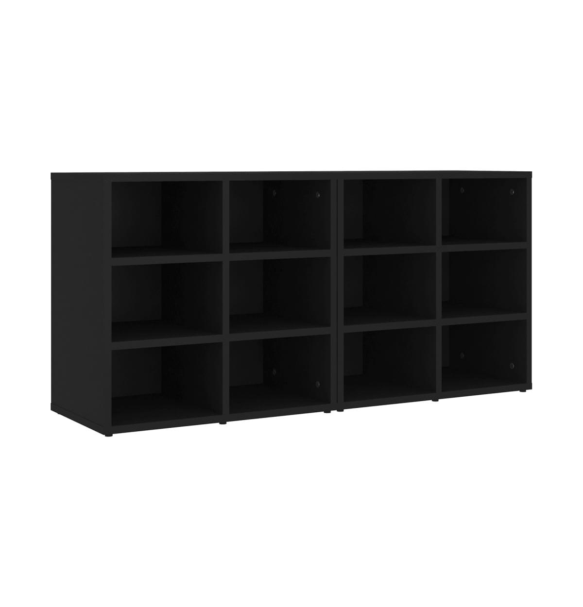 Click here for Shoe Cabinets 2 pcs Black 20.7x11.8x19.7 - Black prices