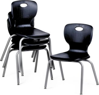 School Student Stack Chair - Luxurious and Comfortable Molded Seat with ...
