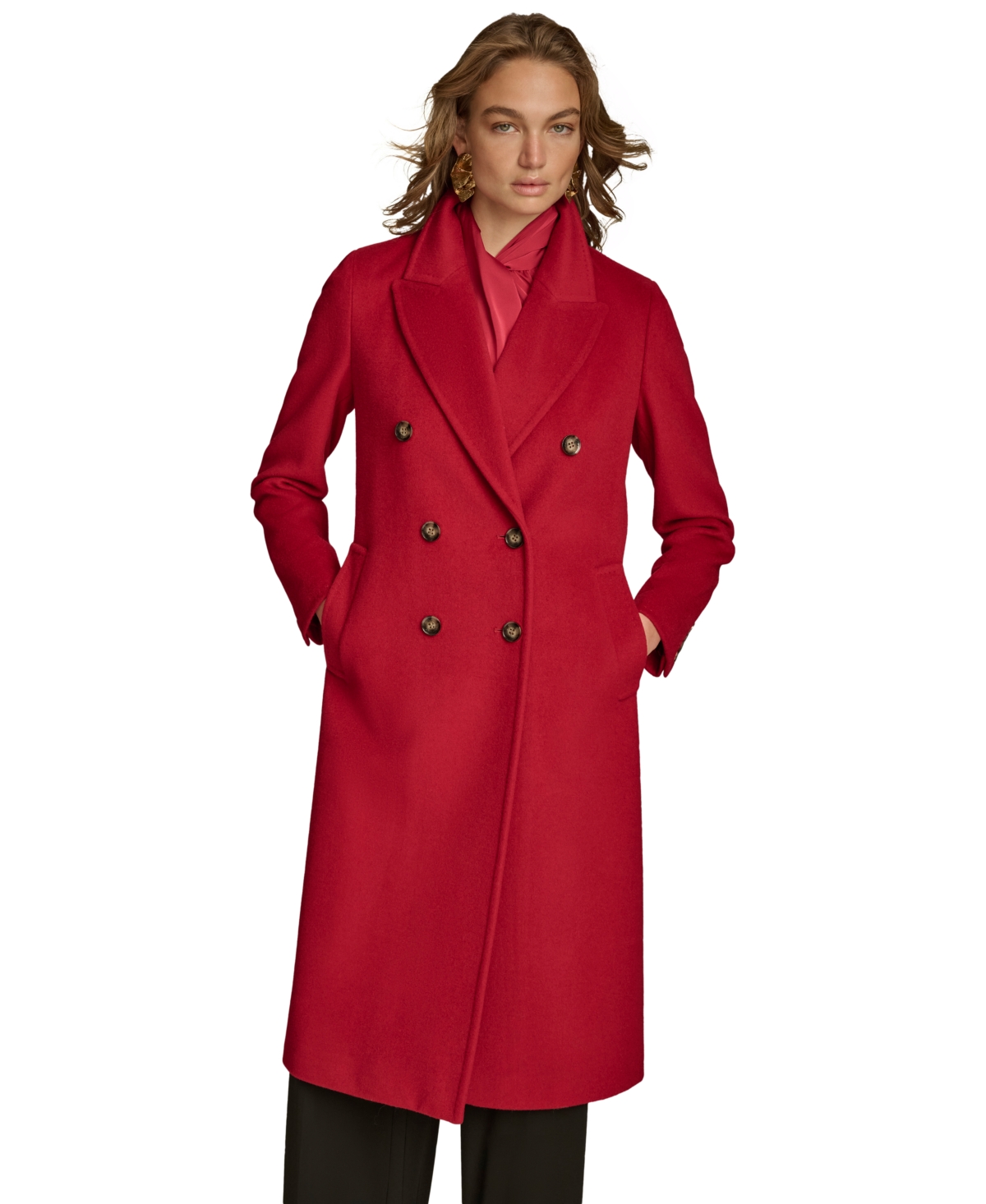 Click here for Donna Karan New York Womens Double-Breasted Reefer... prices