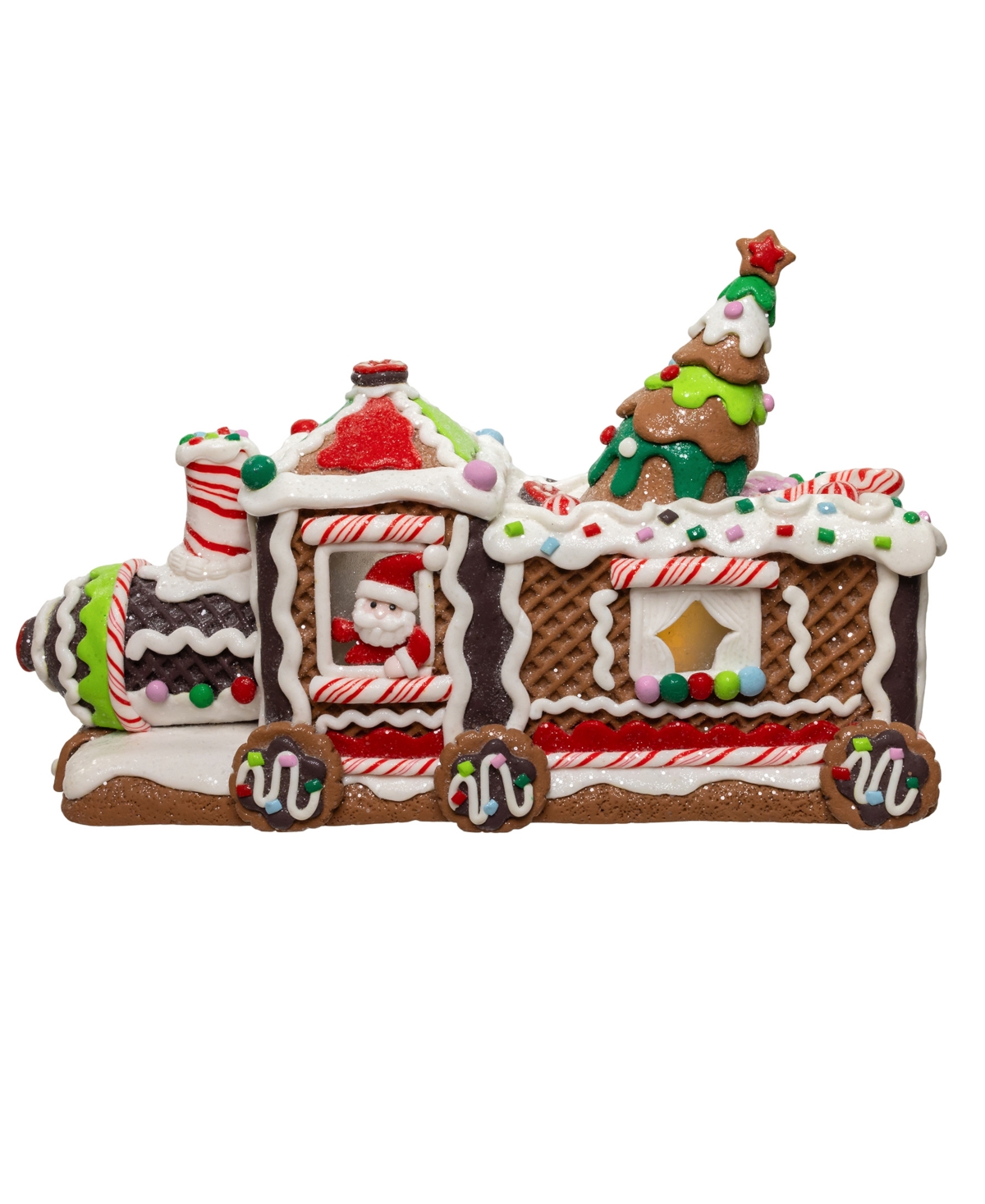 Click here for Kurt Adler 7-Inch Led Gingerbread Train with Tree... prices