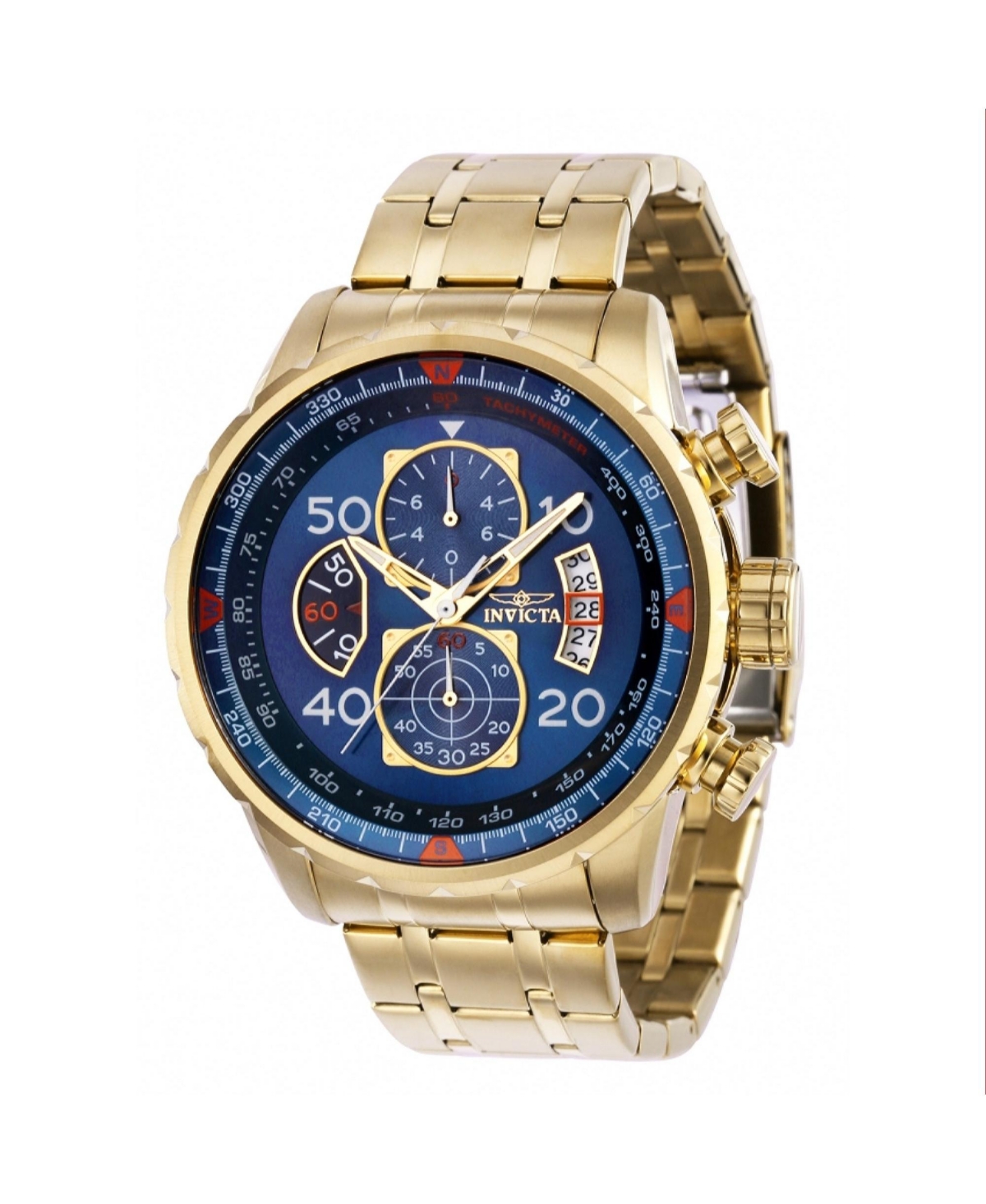 Click here for Invicta Mens 36602 Aviator Quartz Multifunction Bl... prices