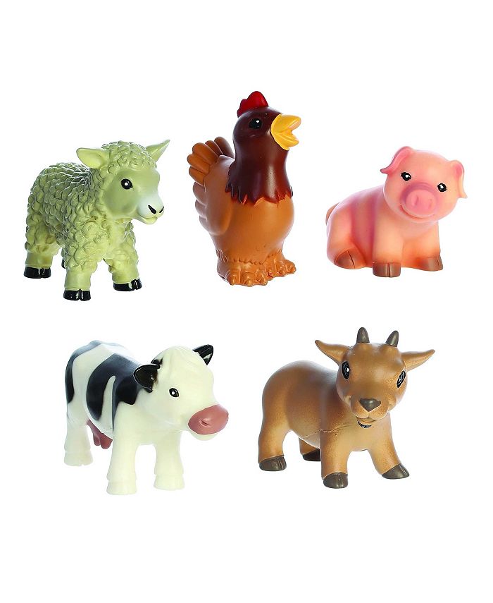 Aurora Toys Mini My First Farm Animal Play Set Habitat Timeless Toys ...