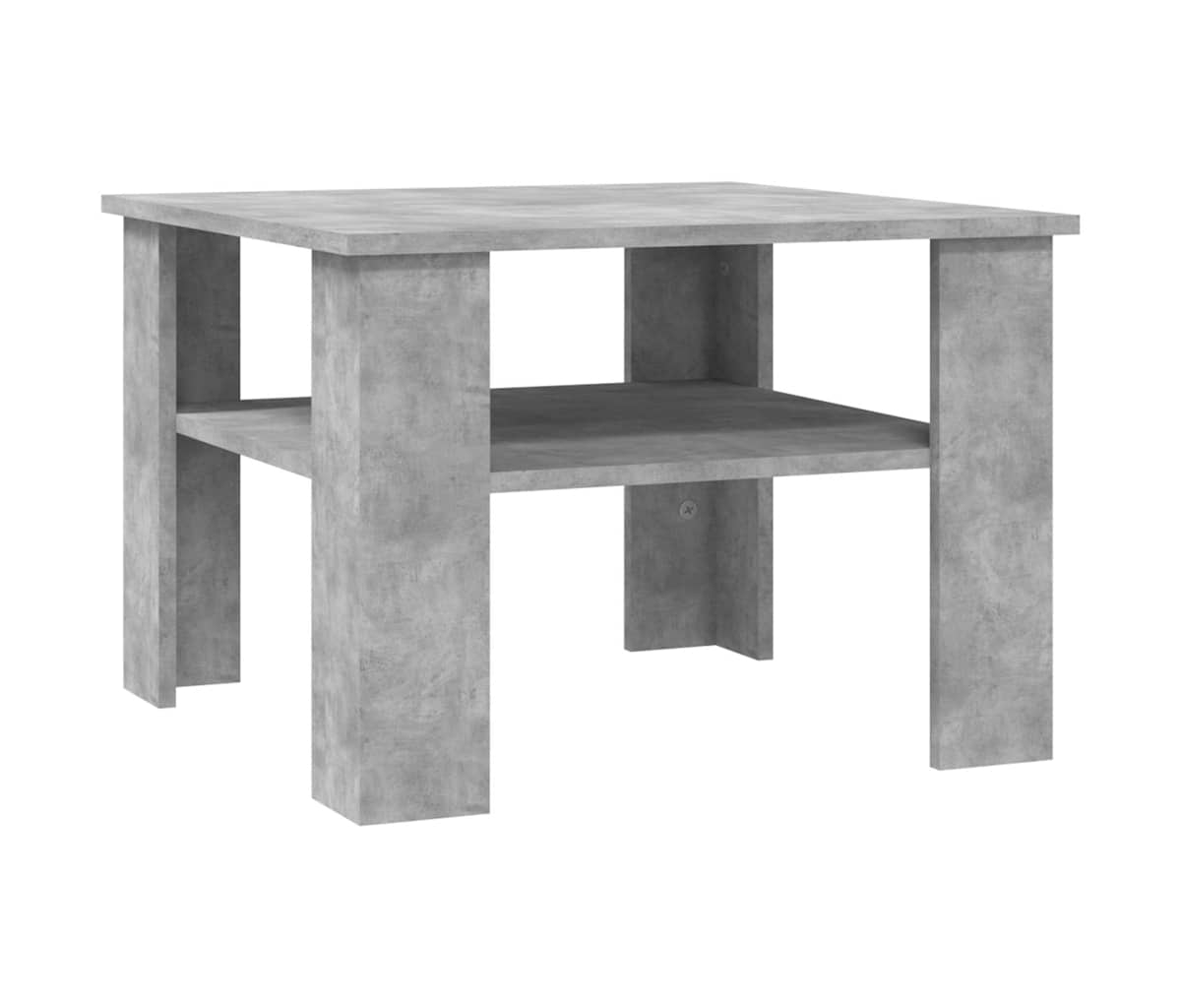 Click here for vidaXL Coffee Table Concrete Gray 23.6x23.6x16.5 E... prices