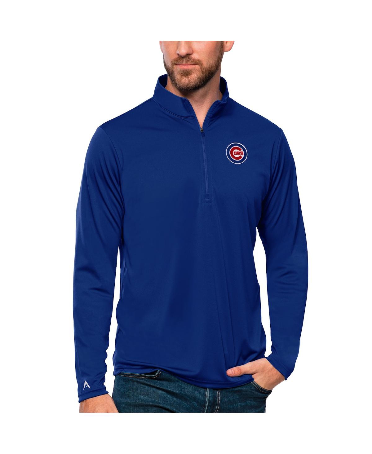 Click here for Antigua Mens Royal Chicago Cubs Tribute Quarter-Zi... prices