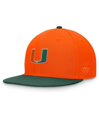 Top of the World Men's Orange/Green Miami Hurricanes Rally Two-Tone ...