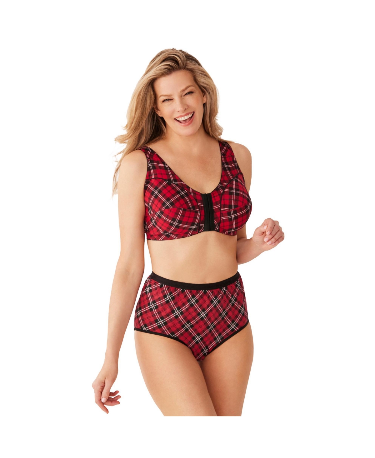 Click here for Comfort Choice Womens Cotton Front-Close Wireless... prices