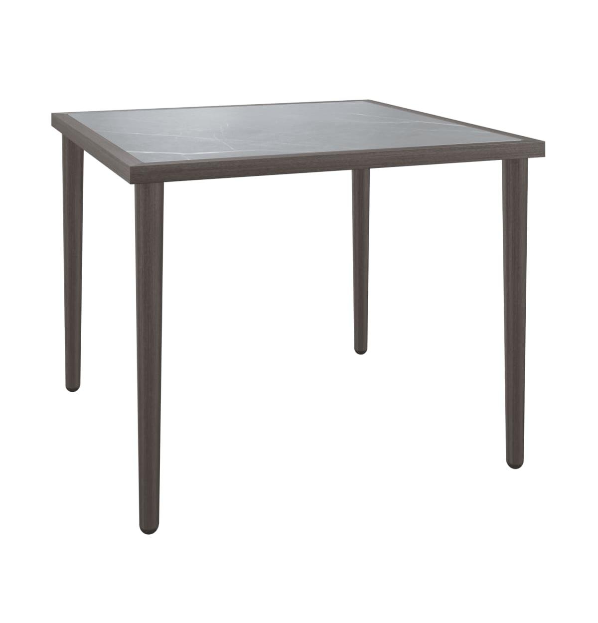 Click here for vidaXL Patio Table Gray 18.9x18.9x14.6 Steel - Gra... prices