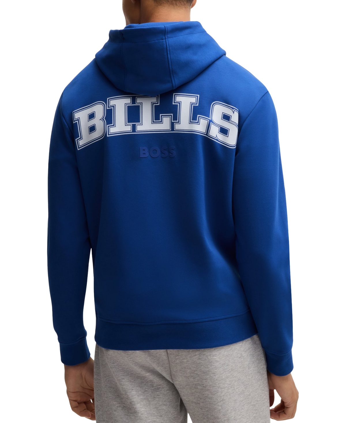 Hugo Boss Boss X Nfl Interlock Hoodie With Special Branding In Giants ...