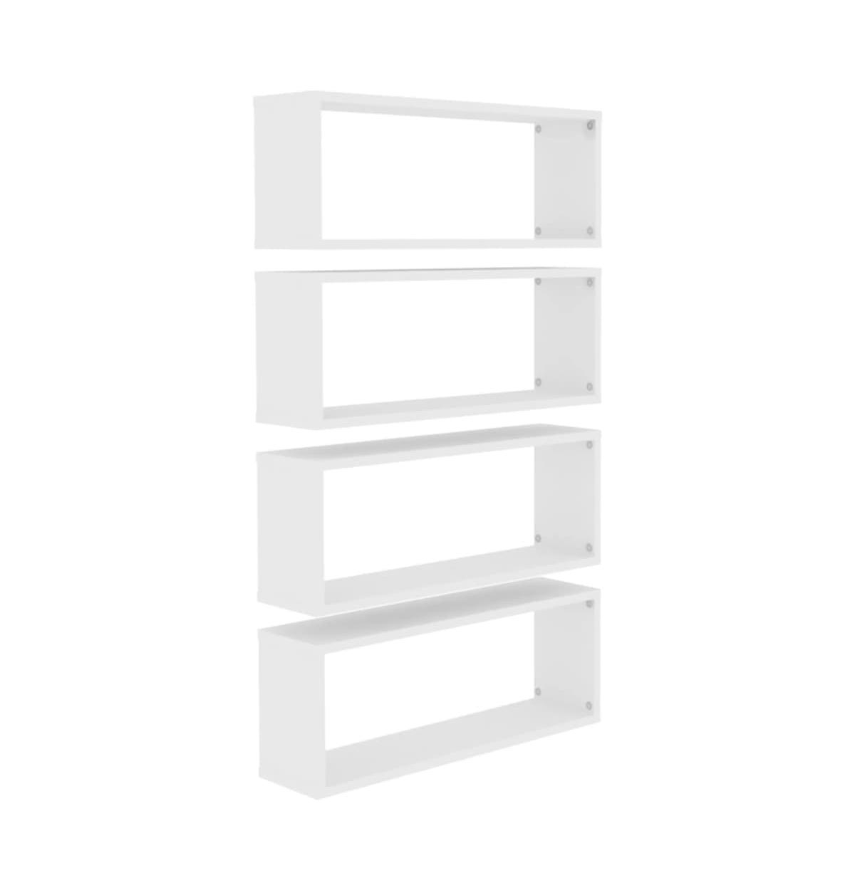 Click here for vidaXL Wall Cube Shelves 4 pcs 23.6x5.9x9.1 Engine... prices