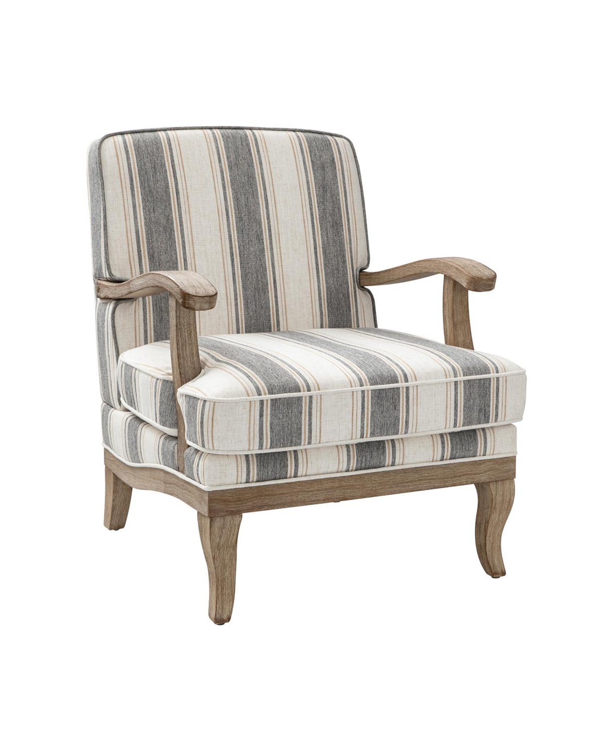 Click here for Rinaldo Farmhouse Armchair with Solid Wood Armrest... prices