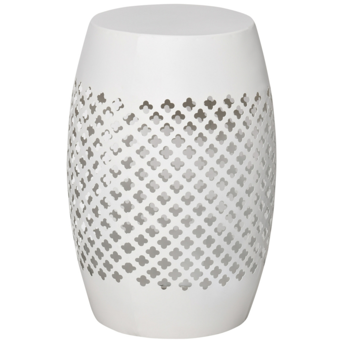 Click here for Round 12.5 Steel Patio End Table - White prices
