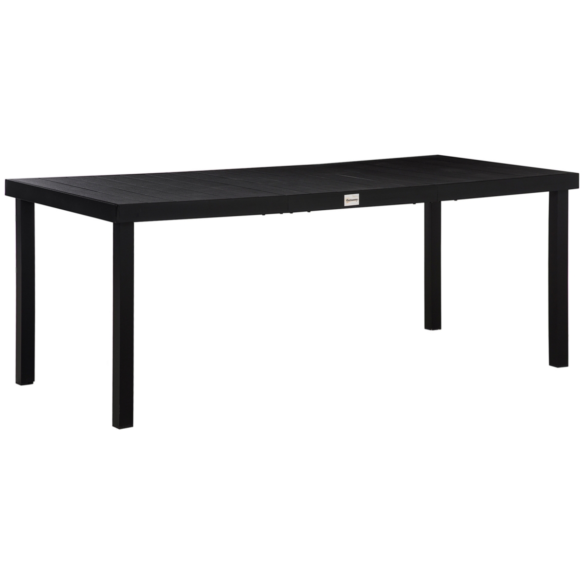 Click here for 75" Outdoor Dining Table for 8  Aluminum Fram... prices