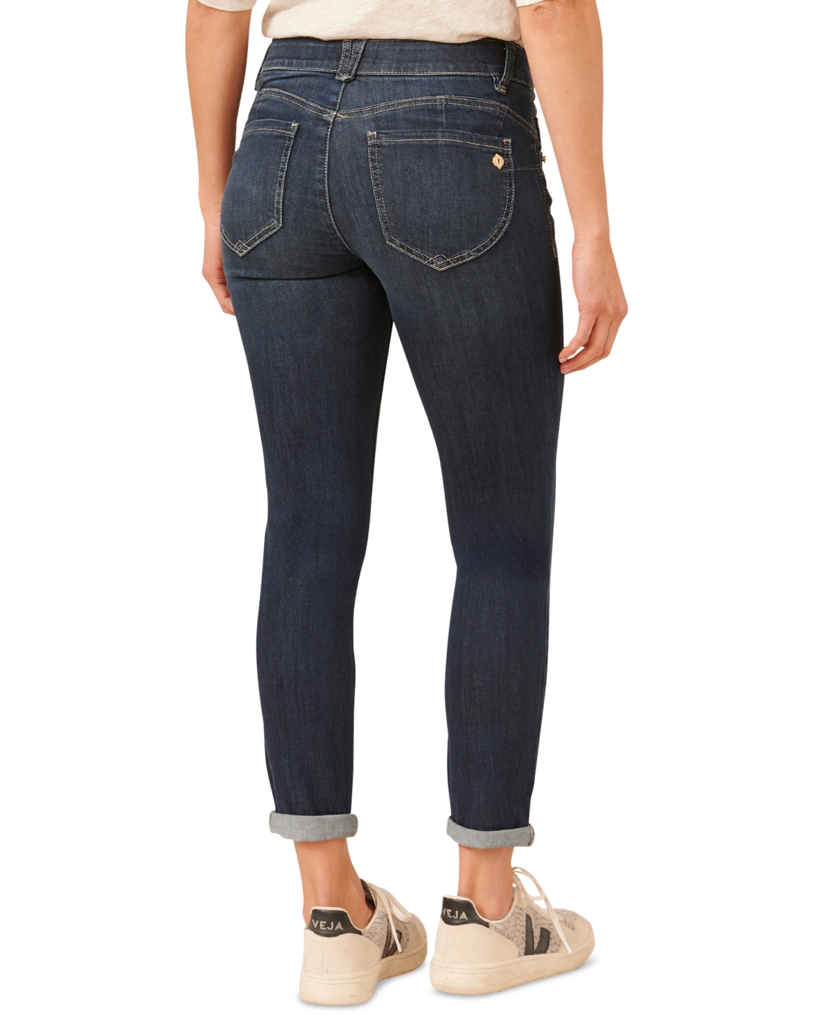 Click here for Democracy Petite Mid Rise Ankle Length Jeans - Mid... prices