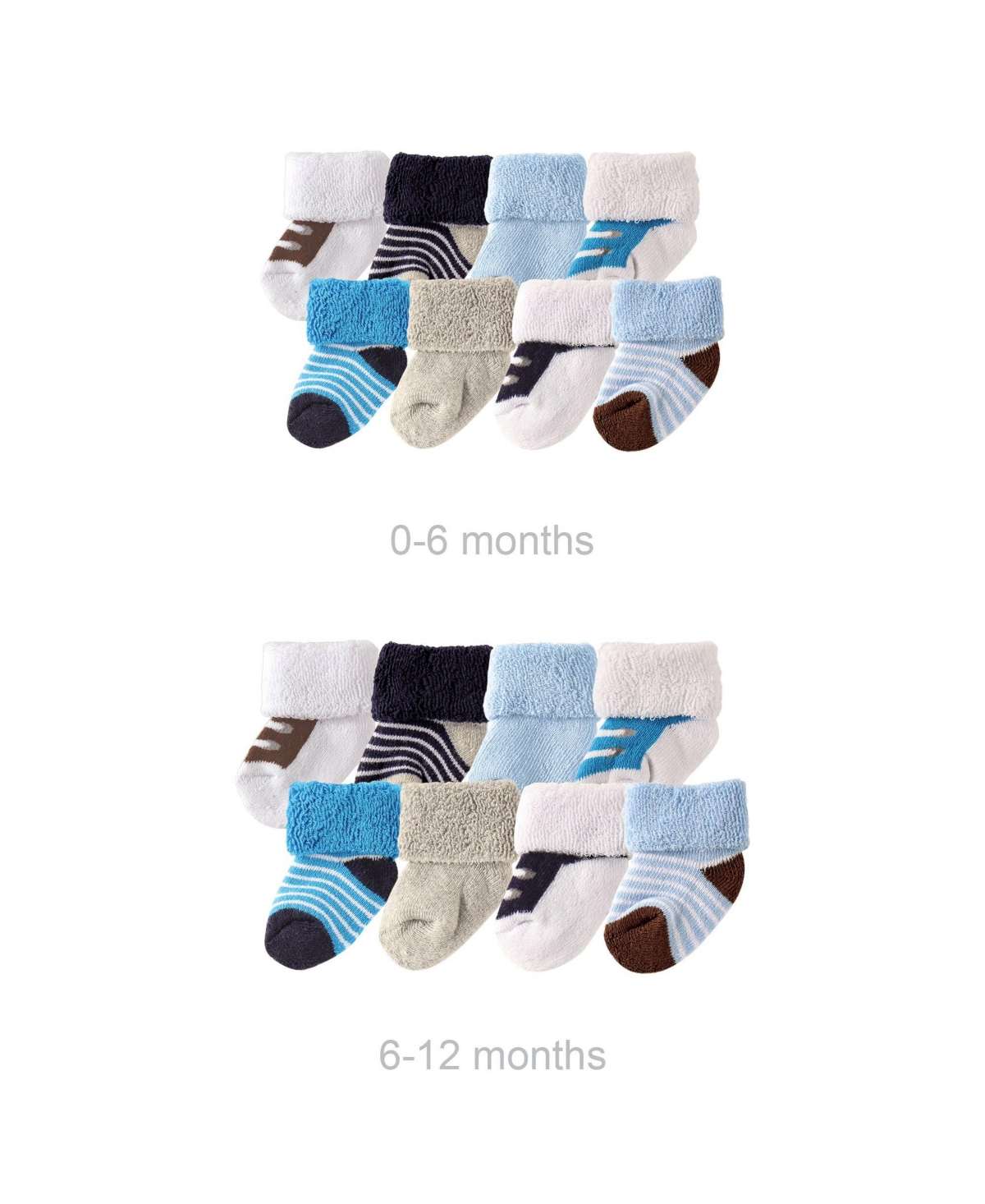 Click here for Luvable Friends Baby Boys Grow with Me Cotton Terr... prices