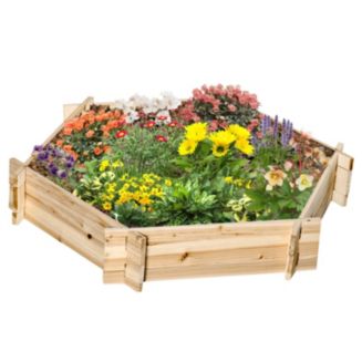 Hexagon Raised Garden Bed (39" x 36" x 6") - Macy's