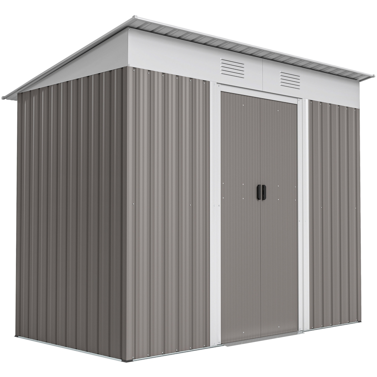 Click here for Outsunny 6 x 4 Metal Outdoor Garden Storage Shed w... prices