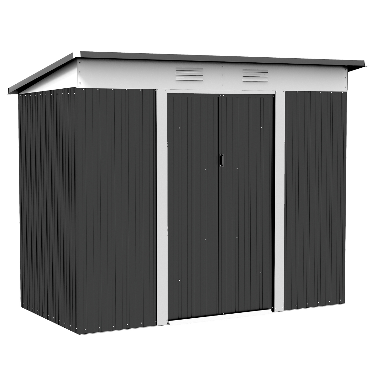 Click here for Outsunny 6 x 4 Metal Outdoor Garden Storage Shed w... prices