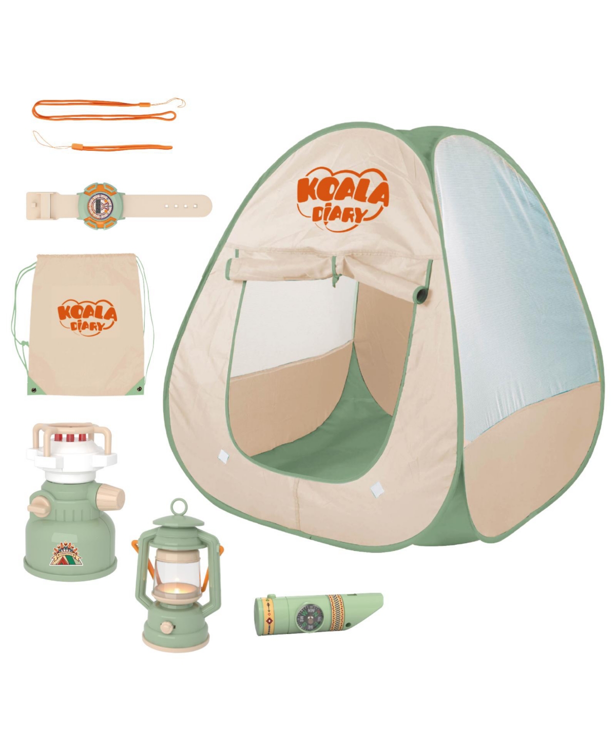 Click here for Contixo Kids Camping Set with Tent - Beige/Khaki prices