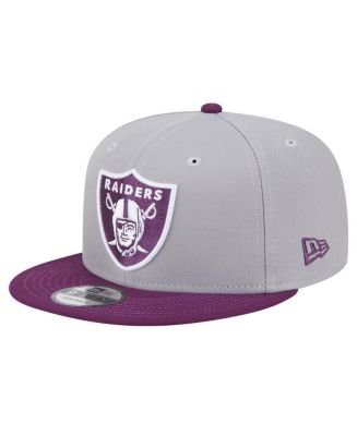 New Era Men's Gray/Purple Las Vegas Raiders Two-Tone Color Pack 9FIFTY ...