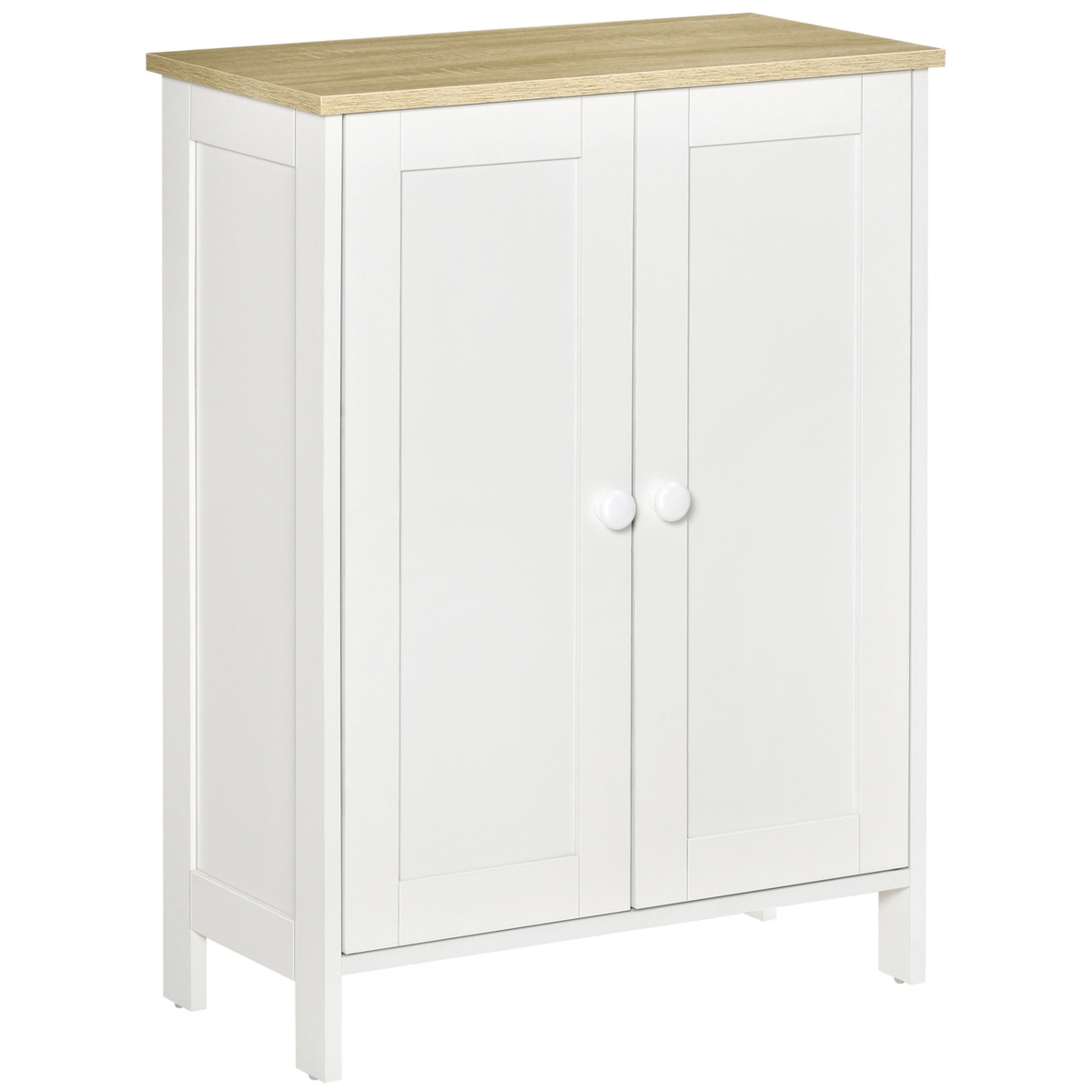 Click here for Simplie Fun White Double Door Storage Cabinet - Wh... prices