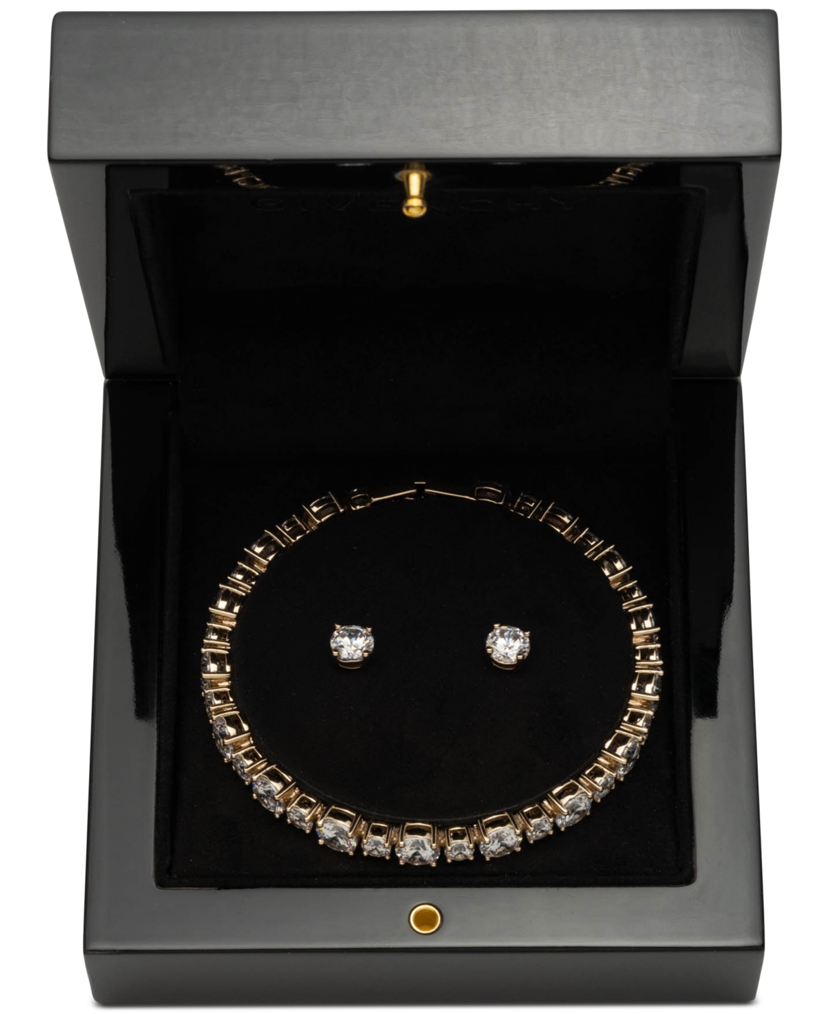 Click here for Givenchy Cubic Zirconia Tennis Bracelet & Stud Ear... prices
