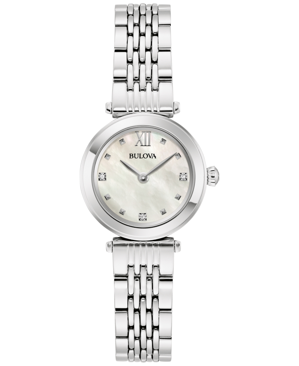 Click here for Bulova Womens Diamond Accent Stainless Steel Brace... prices