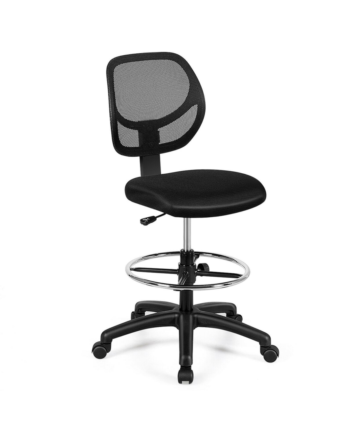 Click here for Vebreda Adjustable Height Mid Back Mesh Drafting O... prices