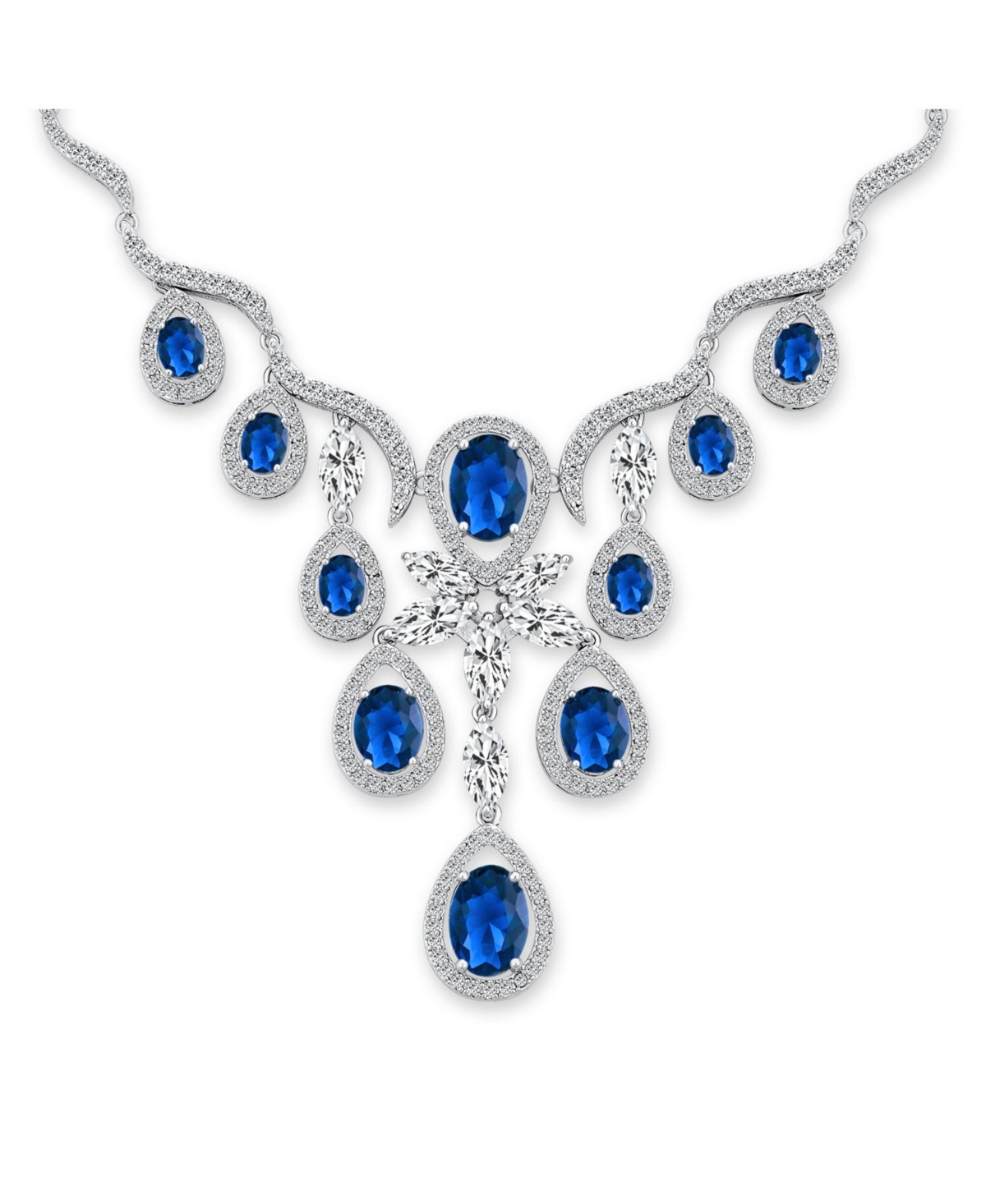 Click here for Bling Jewelry Art Deco Collar Necklace Set with Te... prices