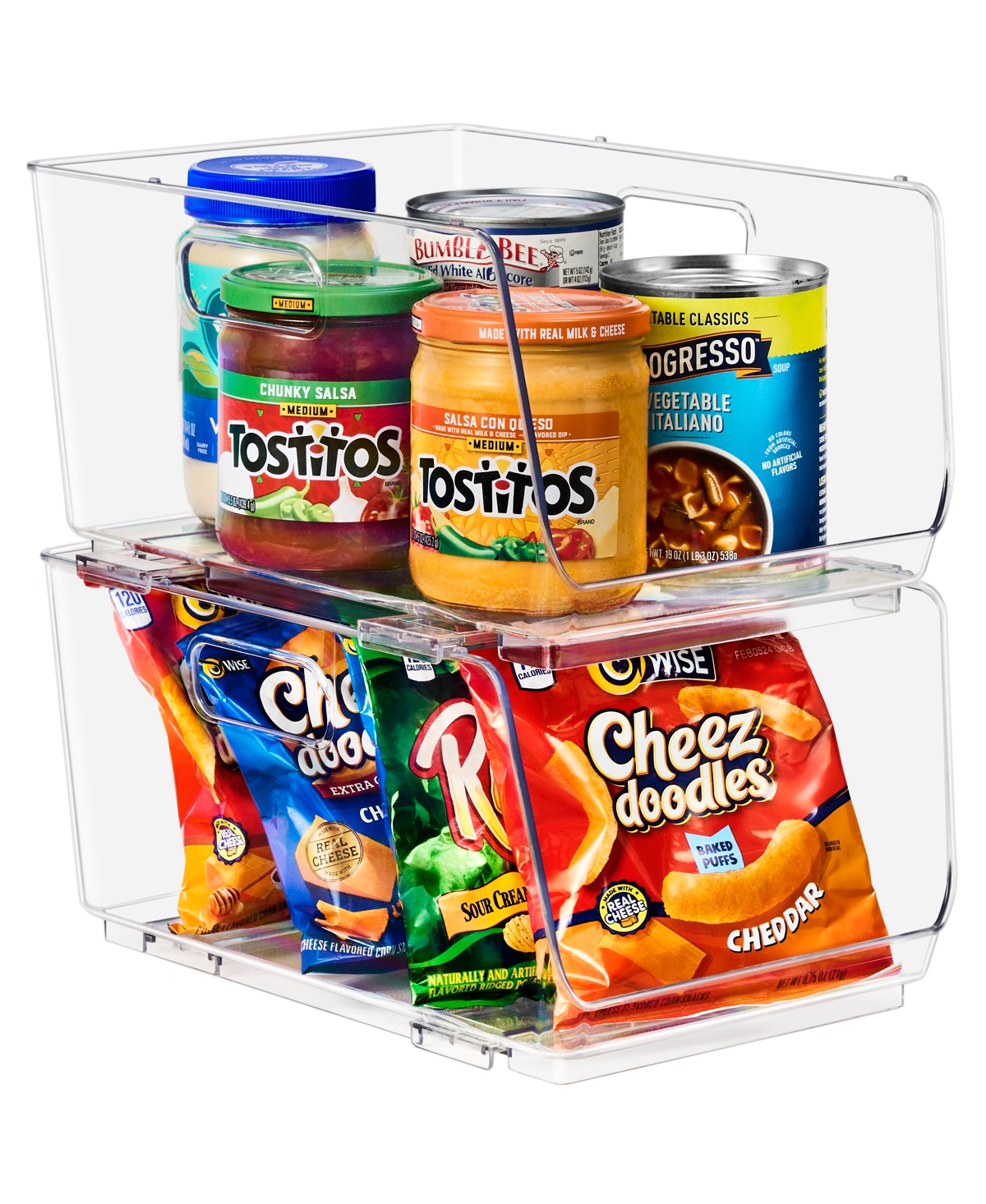 Click here for Sorbus 2 Pack Medium Clear Open Front Stackable St... prices