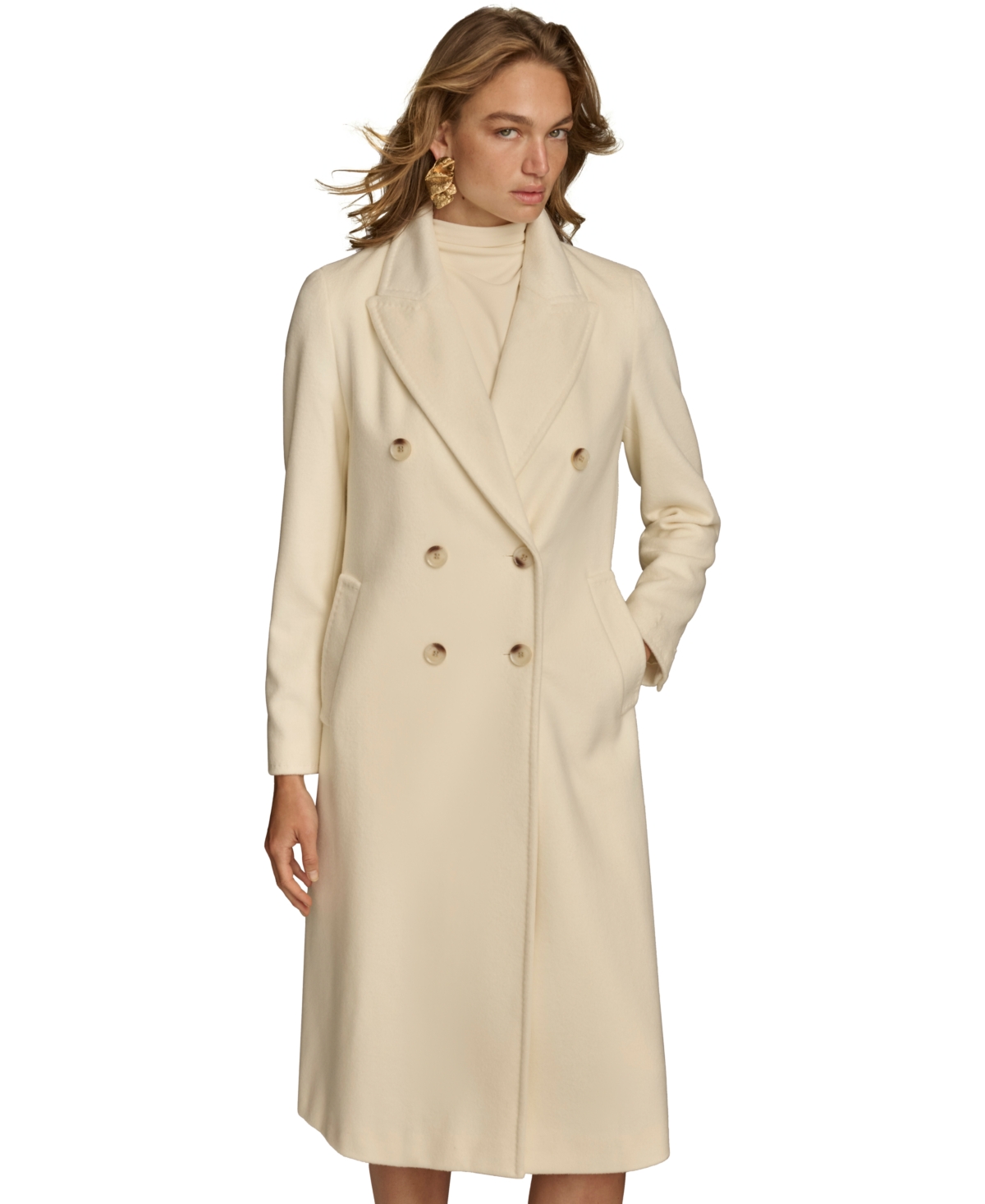 Click here for Donna Karan New York Womens Double-Breasted Reefer... prices