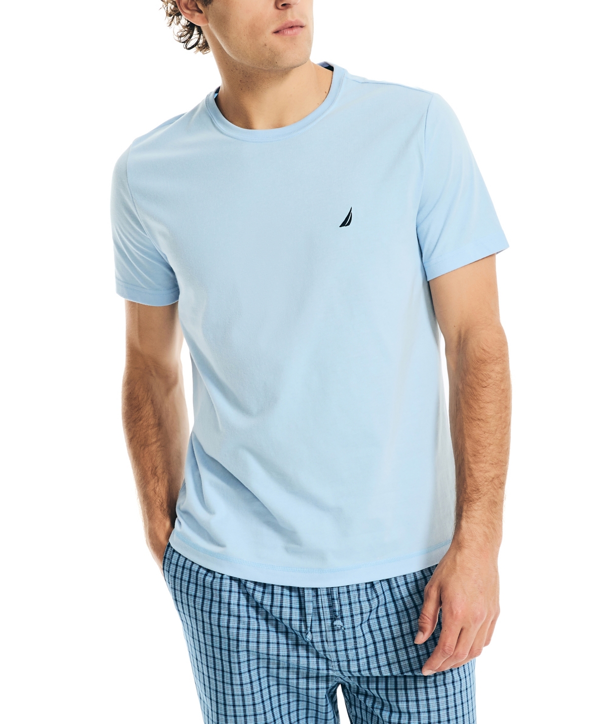 Click here for Nautica Mens Knit Pajama T-Shirt - Noon Blue prices