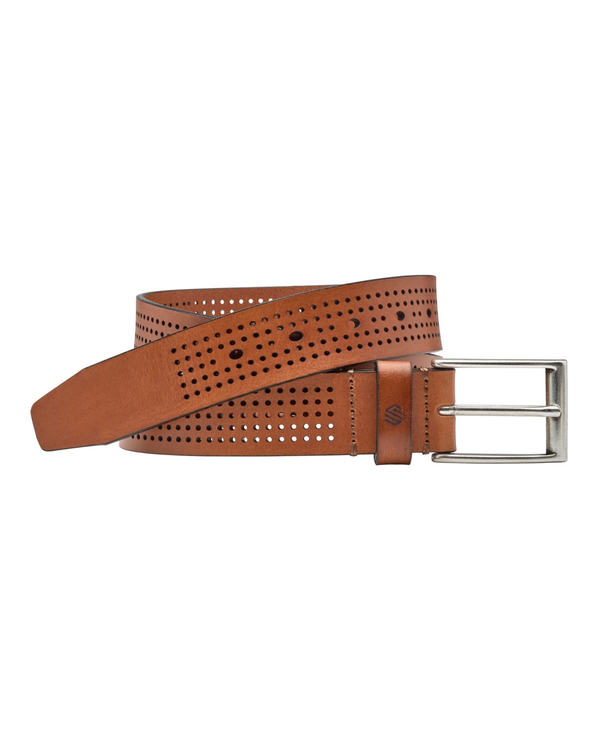 Click here for Johnston & Murphy Mens Full Perforated Belt - Tan prices