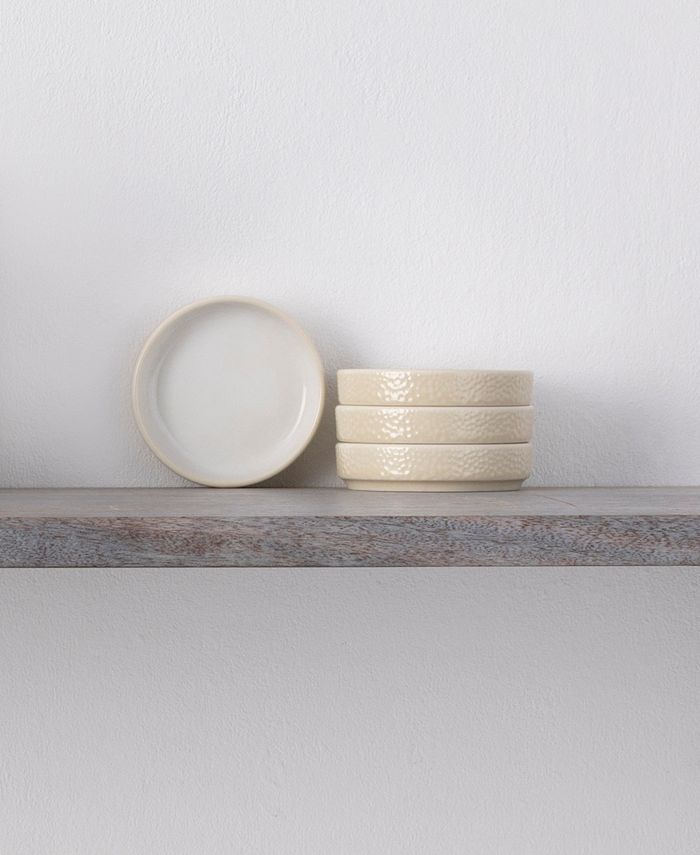 Noritake Colortex Stone Stax Mini Plates, Set of 4 - Macy's