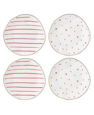Lenox Garnet Bay Dessert Plates, Set of 4 - Macy's