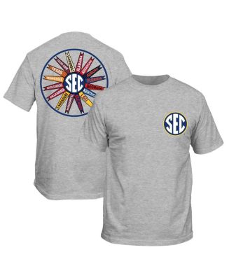 New World Graphics Men's Heather Gray SEC Pinwheel T-Shirt - Macy's
