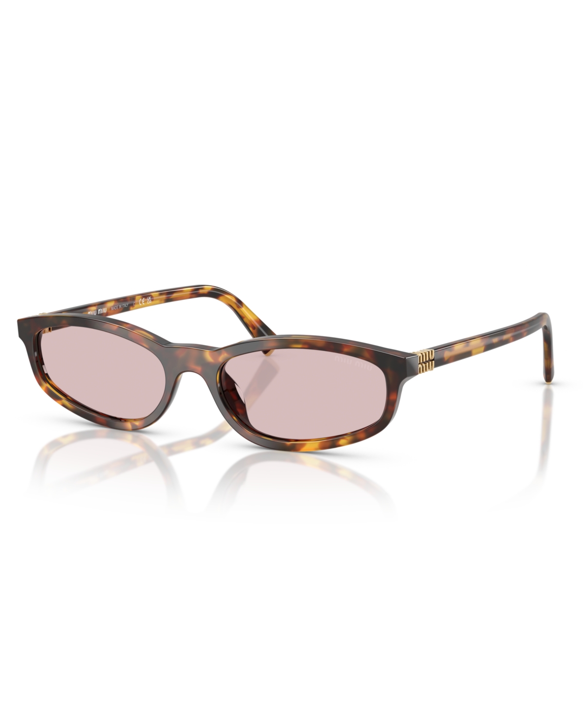 Click here for Miu Miu Womens Sunglasses Mu A06S - Honey Havana -... prices