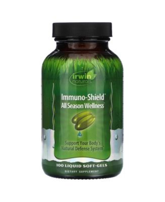 Irwin Naturals Immuno-Shield All Season Wellness - 100 Liquid Soft-Gels ...