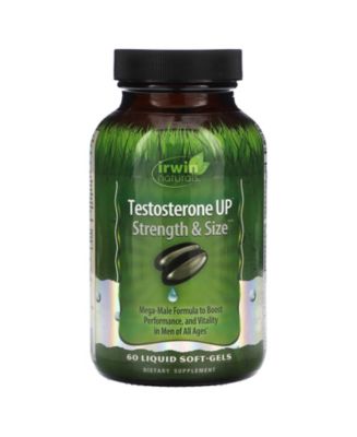 Irwin Naturals Testosterone Up Strength & Size - 60 Liquid Softgels ...