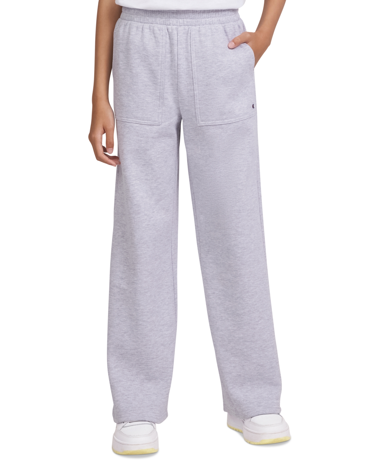 Click here for Champion Big Girls Wide-Leg Fleece Sweatpants - Gr... prices