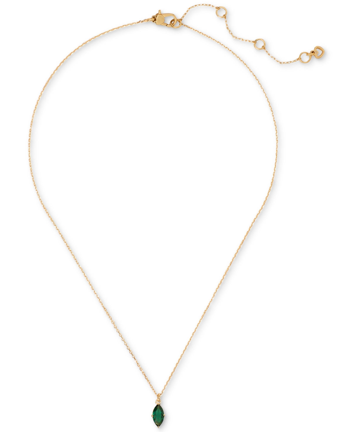 Click here for kate spade new york Signature Solitaire Pendant Ne... prices