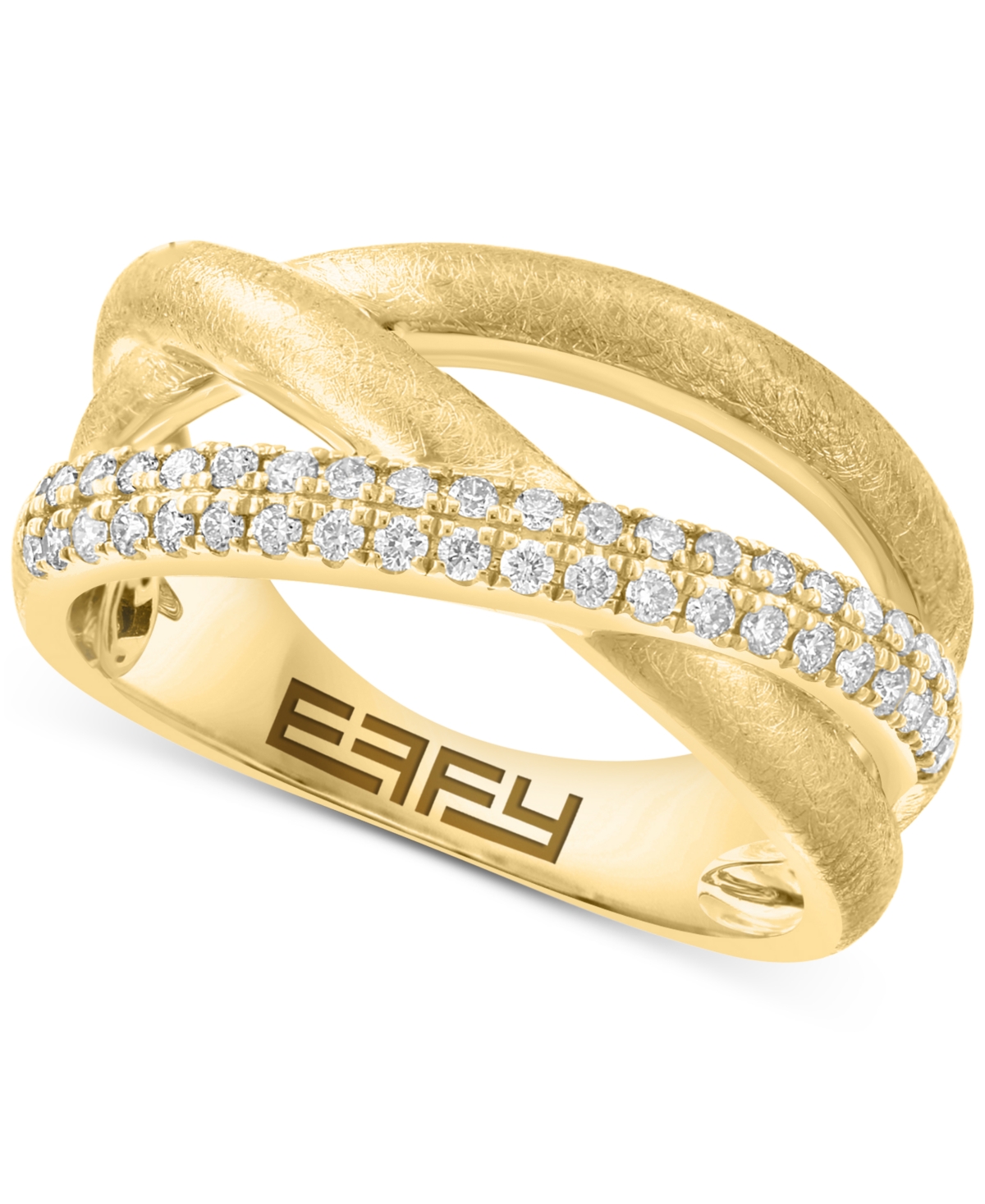 Click here for Effy Diamond Pave Crossover Statement Ring (1/3 ct... prices