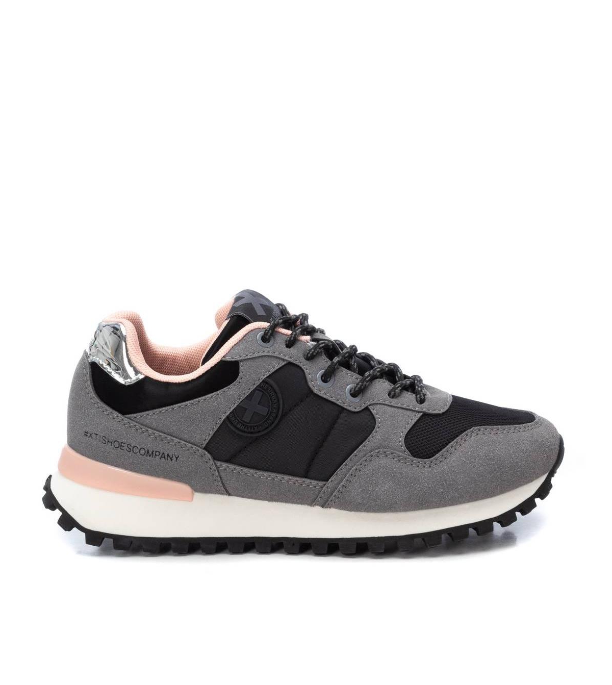 Click here for Womens Lace-Up Sneakers By Xti - Black prices
