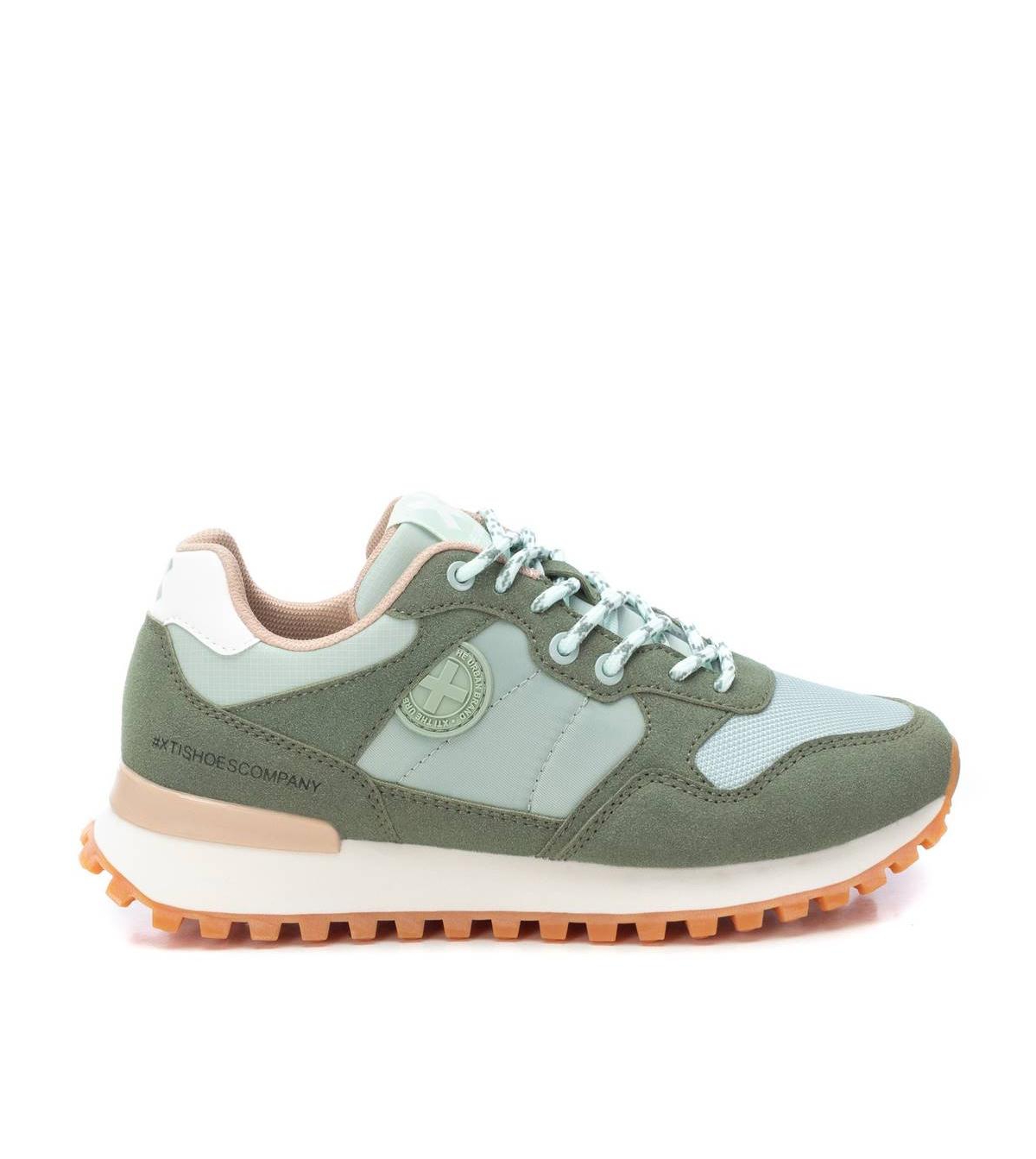 Click here for Womens Lace-Up Sneakers By Xti - Aqua prices