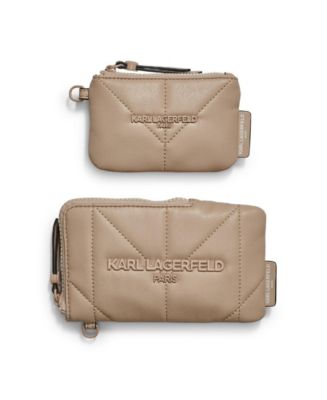 Karl Lagerfeld Paris Lanyard Zipper Wallet - Macy's