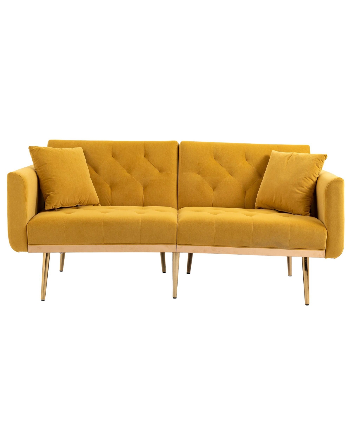 Click here for Mondawe Beige Velvet Sofa   Accent sofa .loveseat... prices
