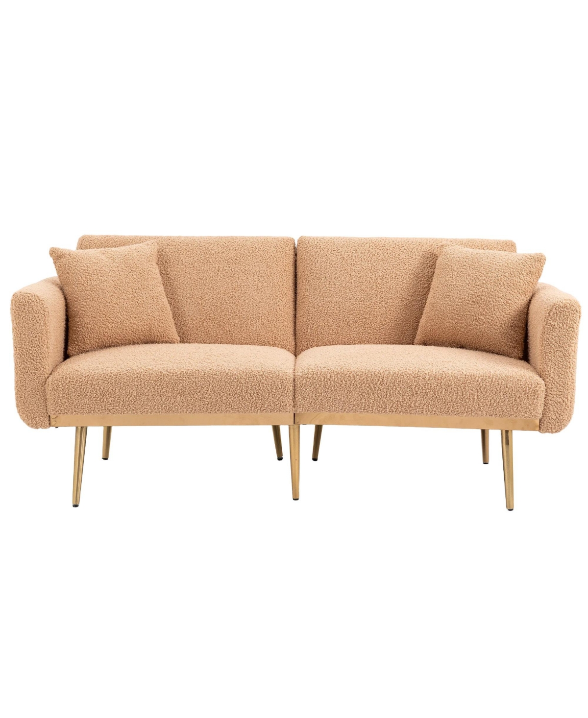 Click here for Mondawe Beige Velvet Sofa   Accent sofa .loveseat... prices
