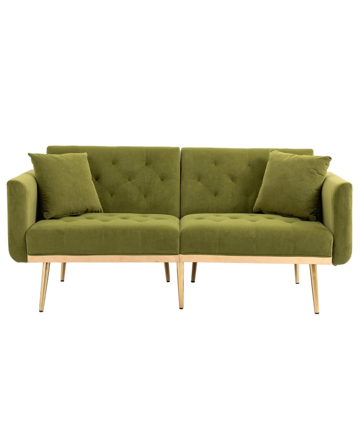 Click here for Mondawe Beige Velvet Sofa   Accent sofa .loveseat... prices